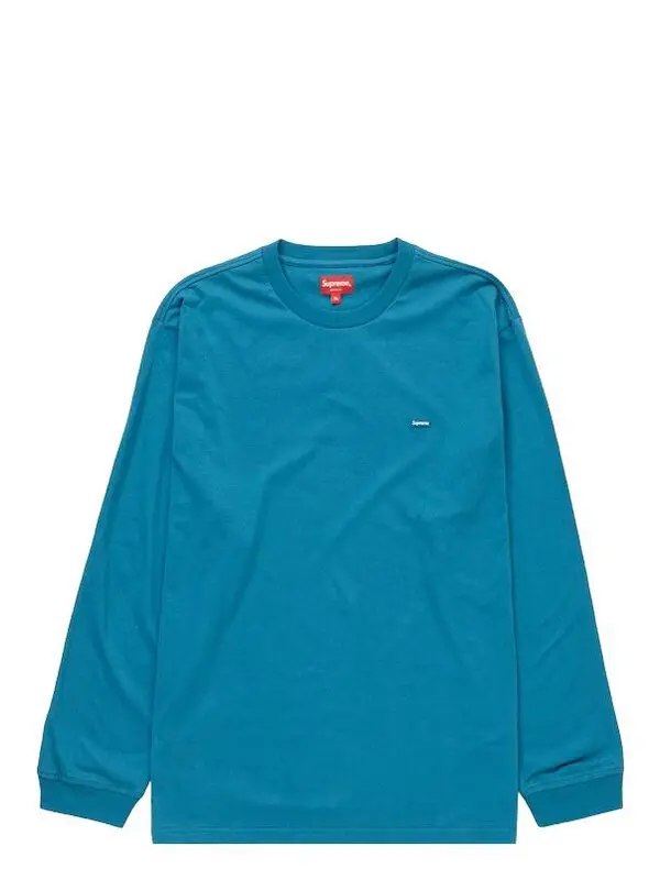 Supreme Small Box Long Sleeve Tee Shirt - Teal