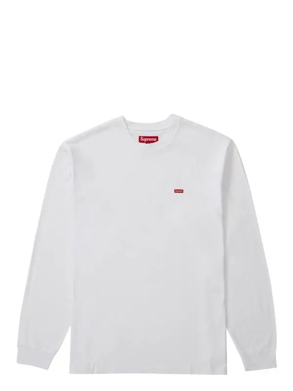 Supreme Small Box Long Sleeve Tee Shirt - White