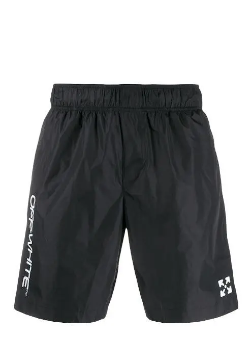 Off-White Swim Shorts - Black/white