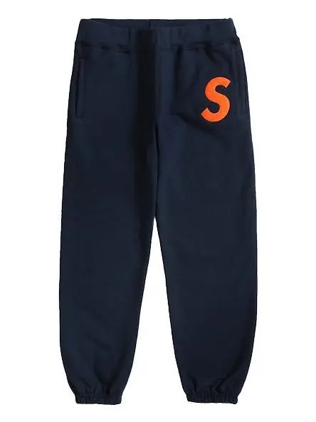Supreme S Logo Sweatpant - Navy Blue