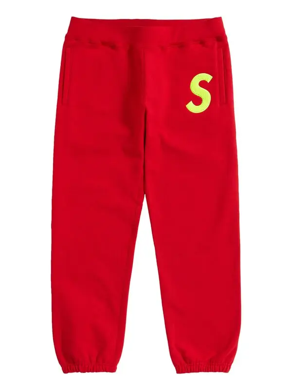 Supreme Logo Sweatpant - Red