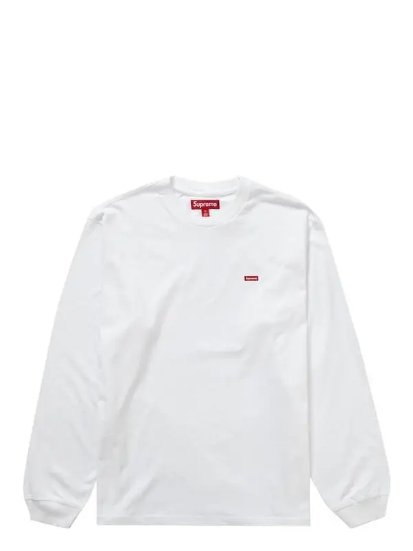 Supreme Small Box Long Sleeve Tee Shirt - White