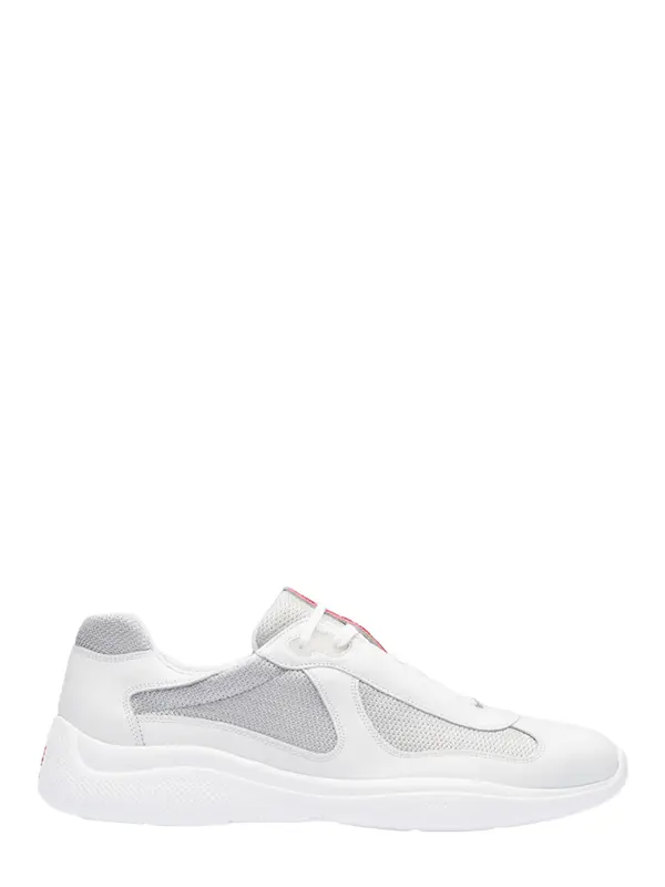 Prada America's Cup Sneakers - White/silver