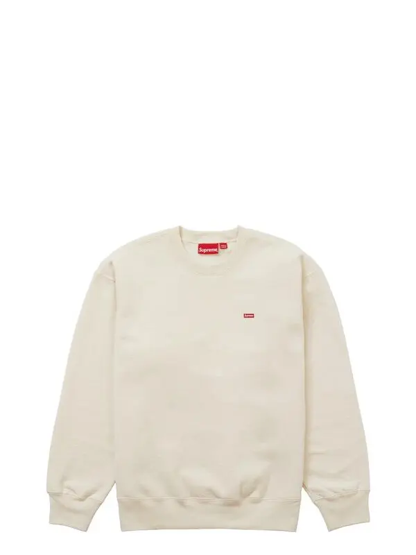 Supreme Small Box Crewneck Sweatshirt - Natural