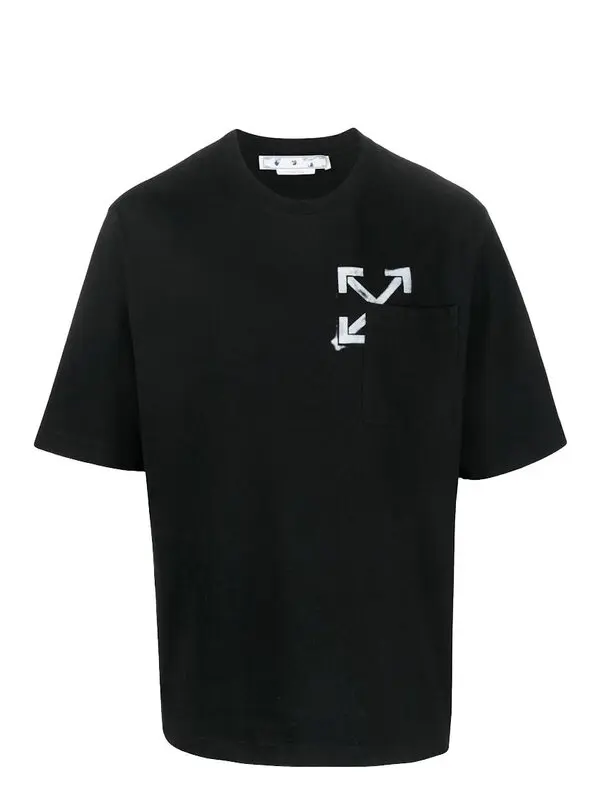 Off-White Off Off Stamped Arrows Tshirtin - Black/white