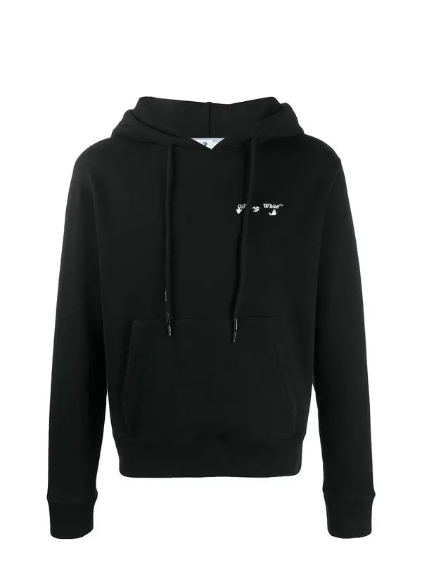 Off-White Swimming Logo Hoodie - Black