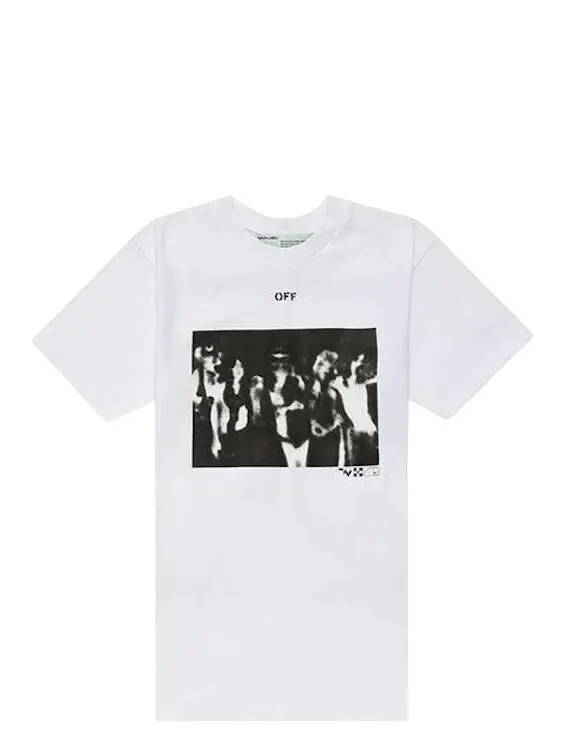 Off-White Spray Paint Photo T-shirt - White Black