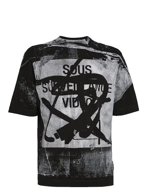 Off-White Tomek Skate Short Sleeve Tshirtin - Black