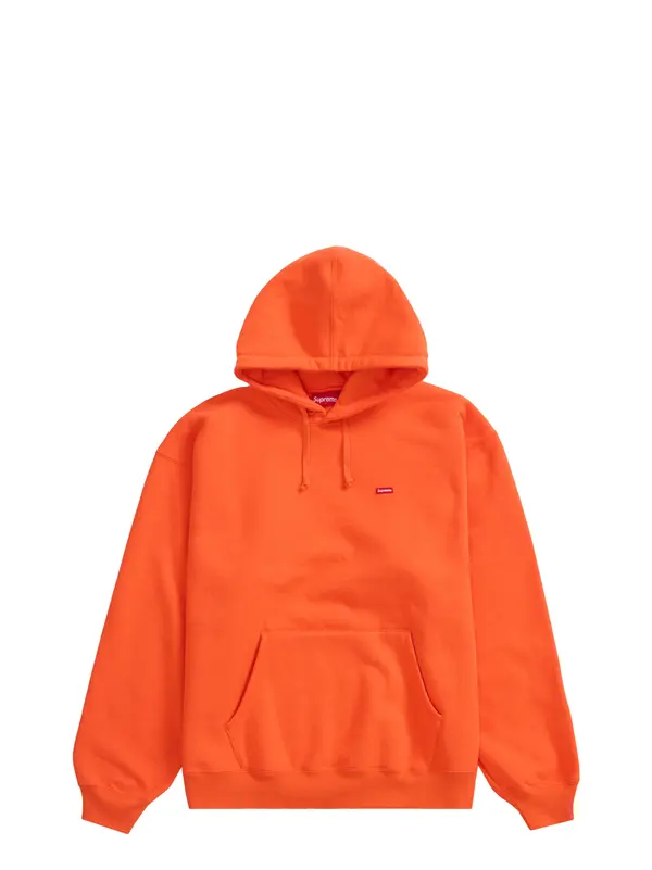 Supreme Small Box Hooded Sweatshirt - Bright Orange