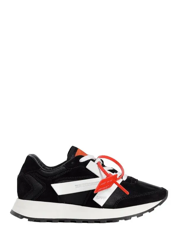 Off-White Suede Runner - Black