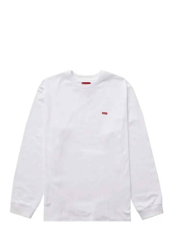 Supreme Small Box Long Sleeve Tee Shirt - White