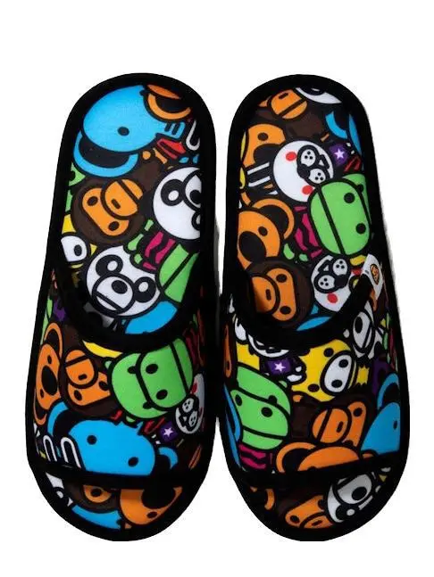 A BATHING APE Baby Milo Slipper - Black