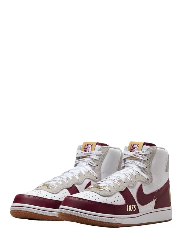 Nike Terminator High Alabama A&m University Sneakers - White/deep Maroon