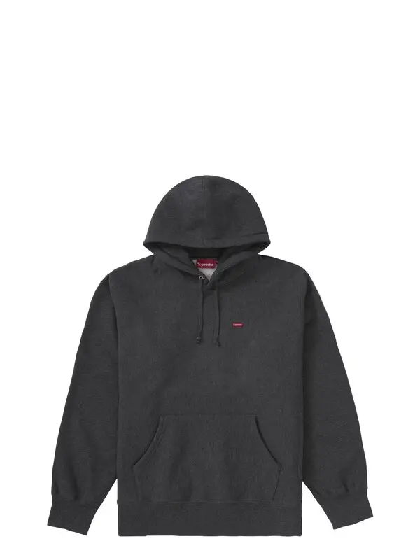 Supreme Small Box Hooded Sweatshirt - Charcoal