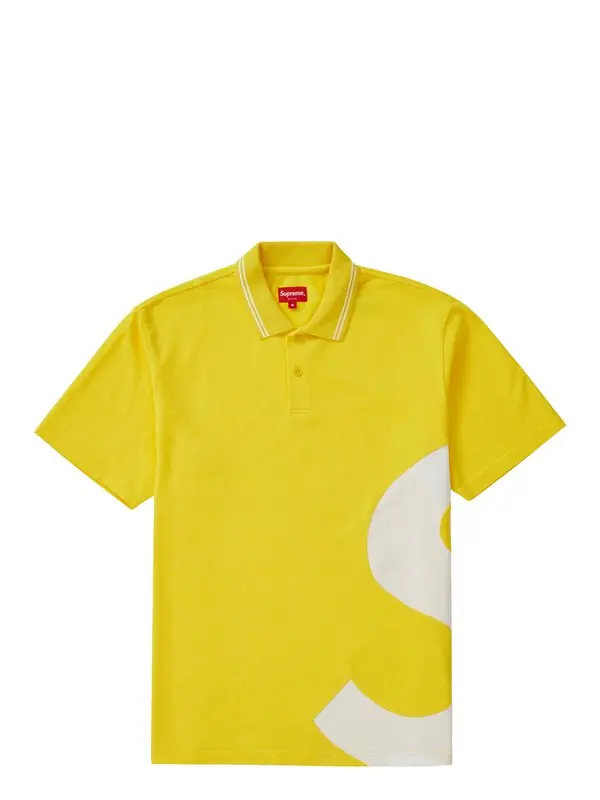 Supreme Logo Polo Shirt - Yellow