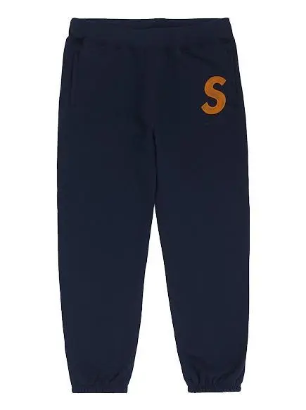 Supreme S Logo Sweatpants - Navy Blue