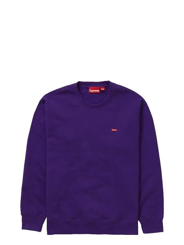 Supreme Small Box Crewneck Sweatshirt - Purple