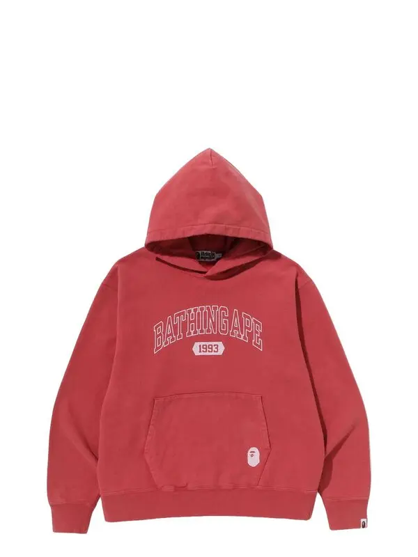 BAPE Batihng Ape Relaxed Fit Pullover Hoodie - Red