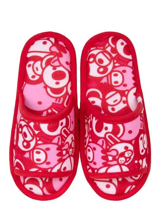 A BATHING APE Baby Milo Slipper - Pink Camo