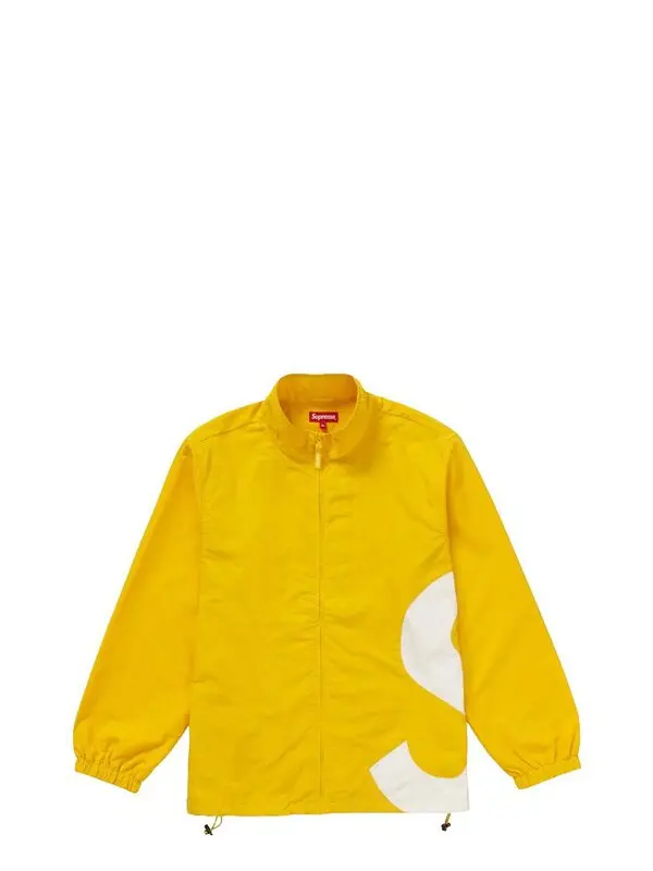 Supreme Logo Track Jacket - Yellow
