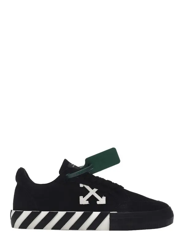 Off-White Vulc Low Canvas Sneakers - Black/white