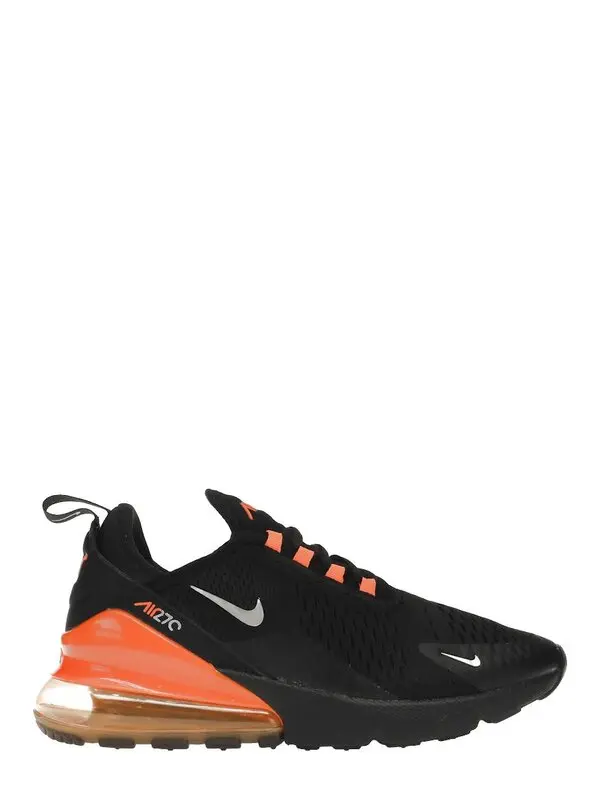 Nike Air Max 270 Sneakers - Black/total Orange/metallic Silver