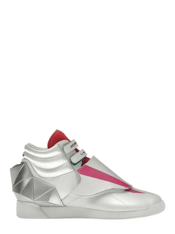 REEBOK Freestyle Hi Power Rangers Sneakers - White/charged Pink/silver Metallic