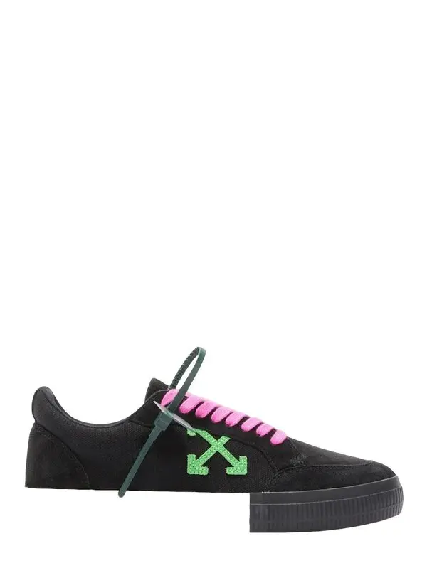 Off-White Vulc Low Sneakers - Black/green/pink