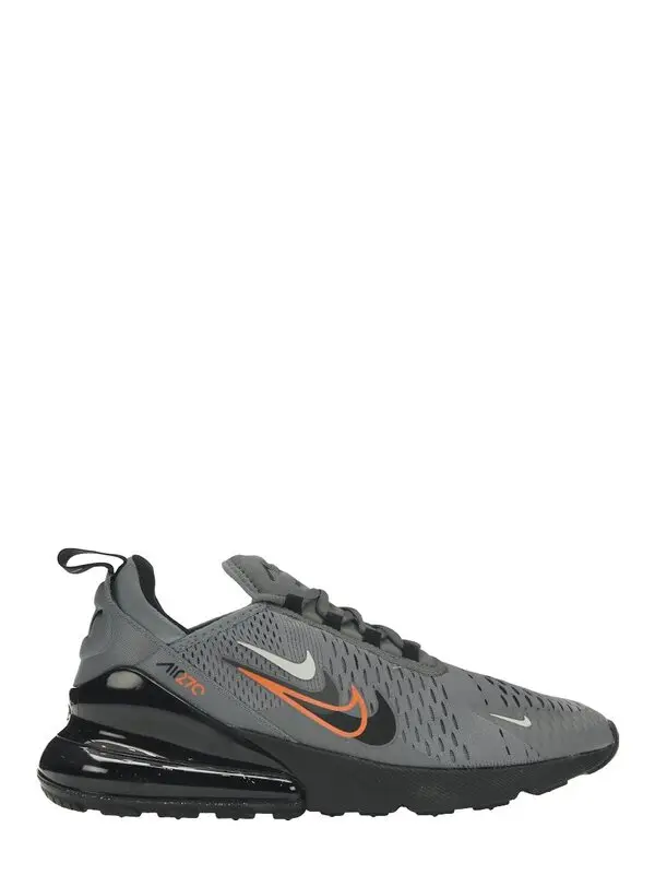 Nike Max 270 Swoosh Sneakers - Smoke Grey/bright Mandarin/medium Ash