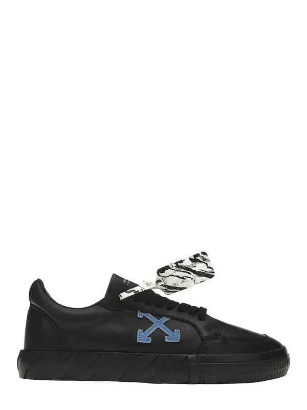 Off-White Vulc Low Leather Sneakers - Black/blue