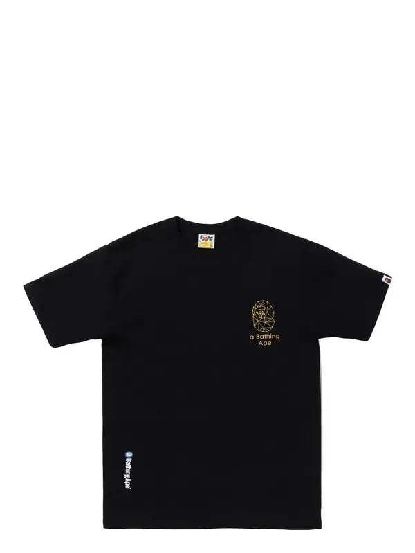 A BATHING APE Ape Glitch Tee Shirt - Black