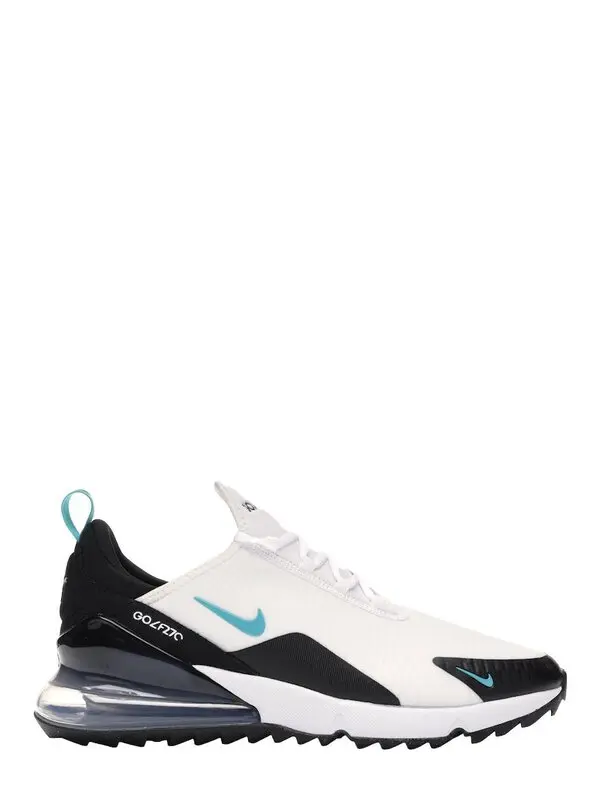 Nike Air Max 270 G Golf Sneakers - White/black/metallic Silver