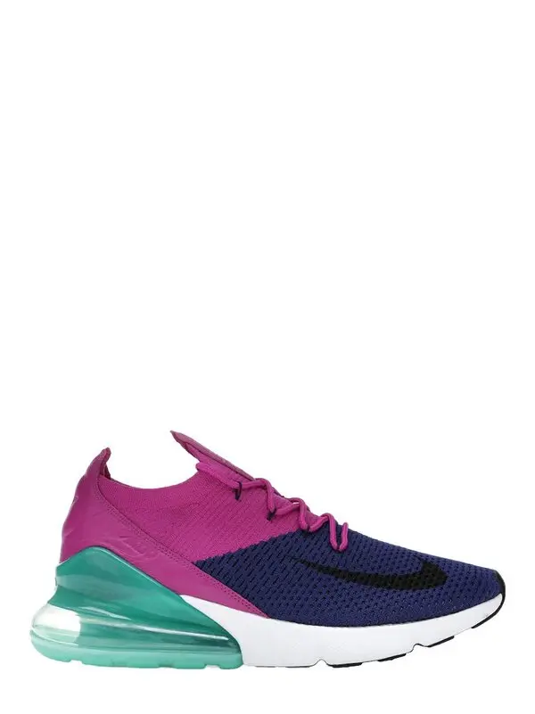 Nike Air Max 270 Flyknit - Deep Royal Blue/black/fuchsia Flash