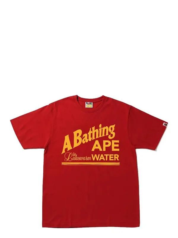 A BATHING APE Archive Graphic #12 Tee Shirt - Red