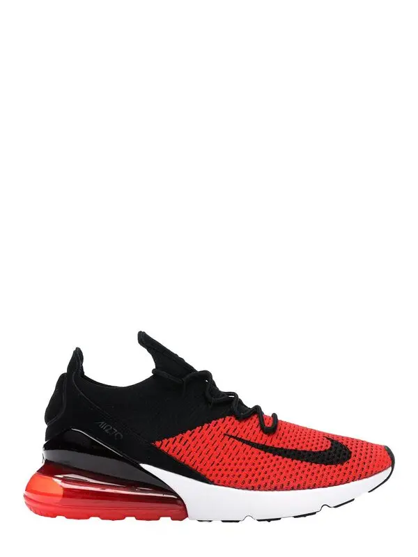 Nike Air Max 270 Flyknit Bred - Chile Red/challenge Redone-colorwhiteone-colorblack