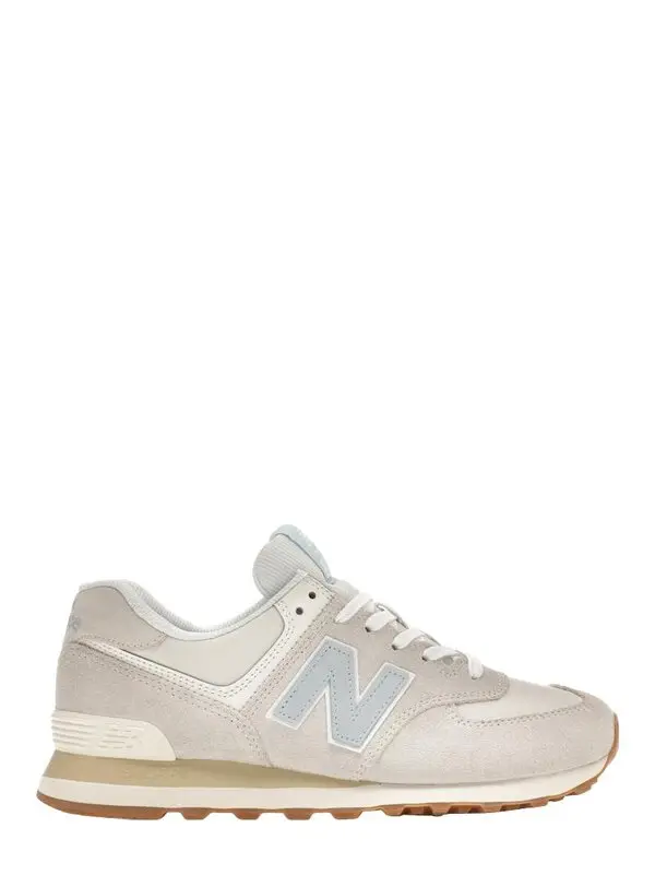 NEW BALANCE 574 Sneakers - Beige/blue/angora
