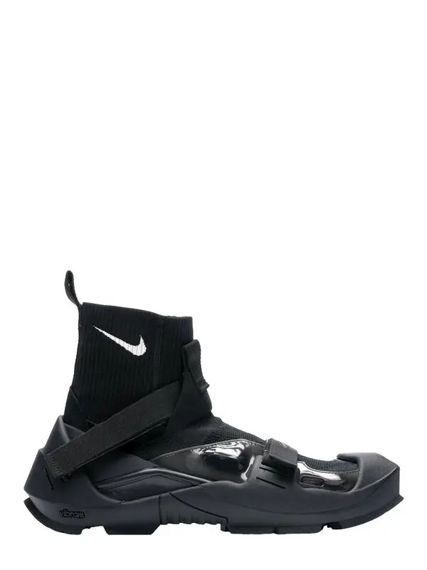 Nike Free Tr 3 Flyknit Sp Mmw High-top Sneakers - Black
