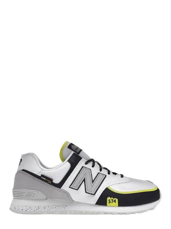 NEW BALANCE 574 All Terrain Sneakers - White/lime/black
