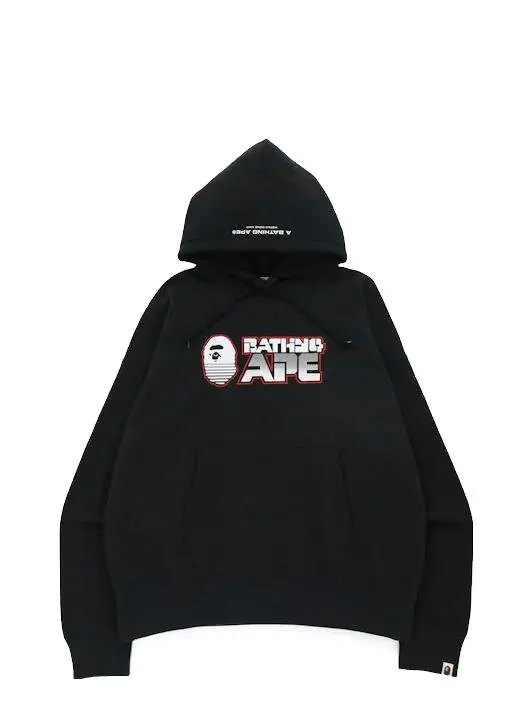 BAPE Bathing Ape Loose Fit Pullover Hoodie - Charcoal