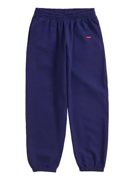 Supreme Small Box Sweatpant - Washed Navy Blue