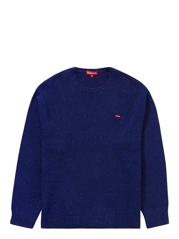 Supreme Small Box Speckle Sweater - Royal