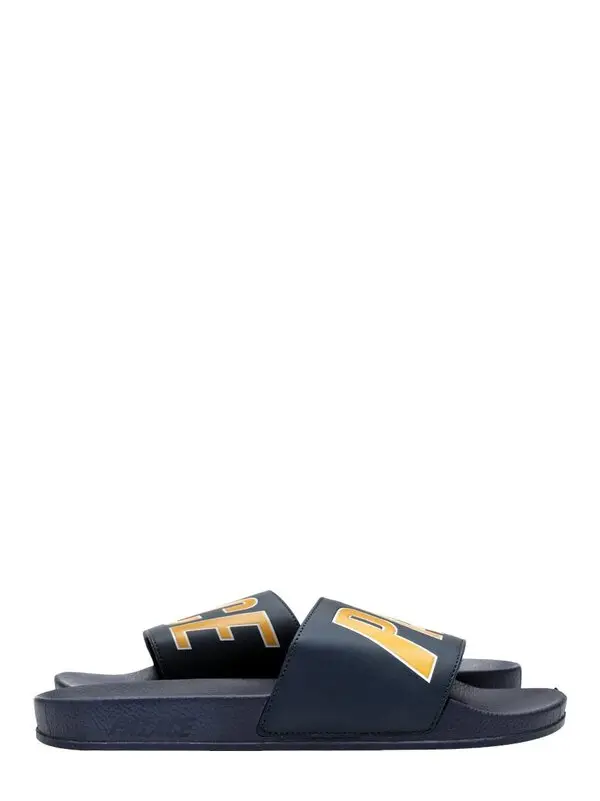 PALACE Sliderin Slides - Navy Blue/gold