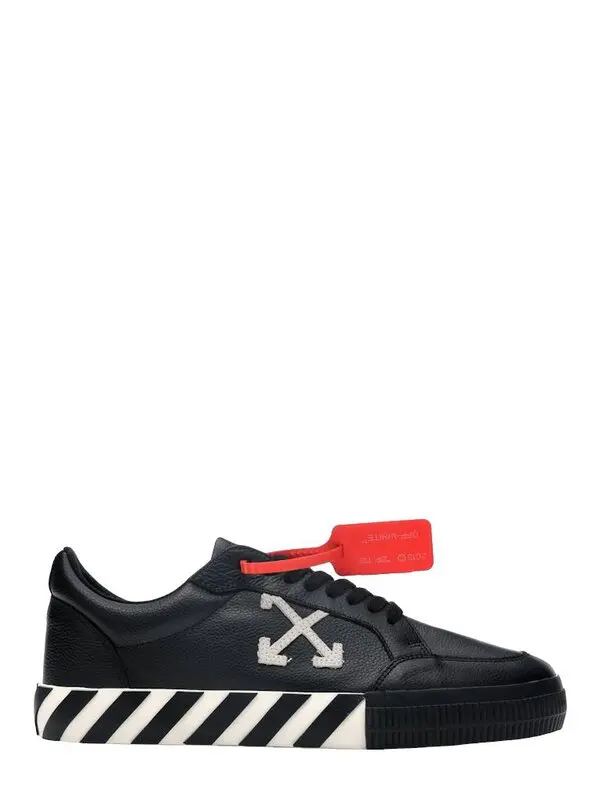 Off-White Vulc Low Leather Sneakers - Black