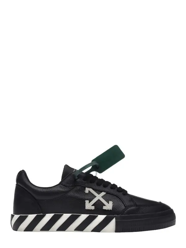 Off-White Vulc Low Leather Sneakers - Black/white