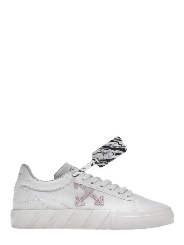 Off-White Off Vulc Low Eco Canvas Fw21 Sneakers - White/pink