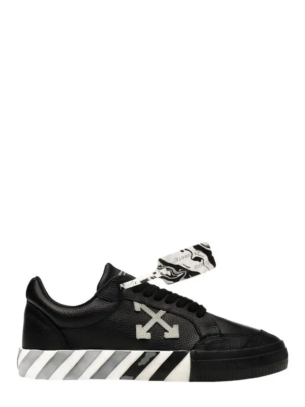 Off-White Vulc Low Leather Sneakers - Black/white