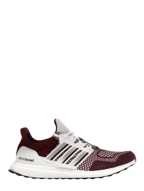 Adidas Ultra Boost 1.0 Texas A&m Sneakers - Cloud White/silver Metallic/team Maroon