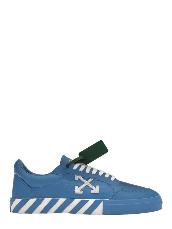 Off-White Vulc Low Leather Sneakers - Blue/white
