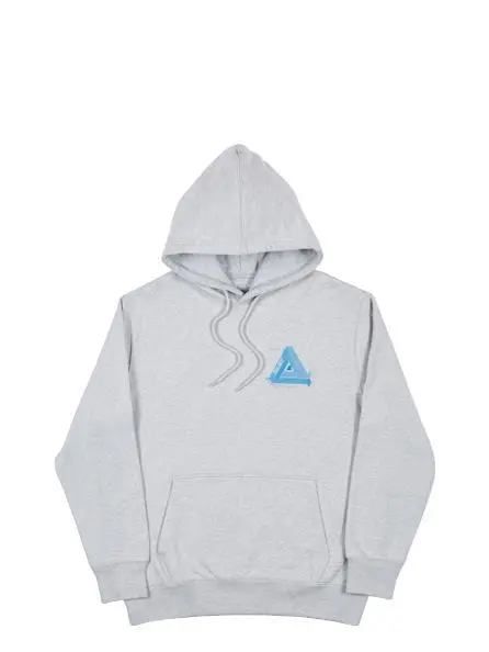 PALACE Surkit Hood - Grey Marl/blue