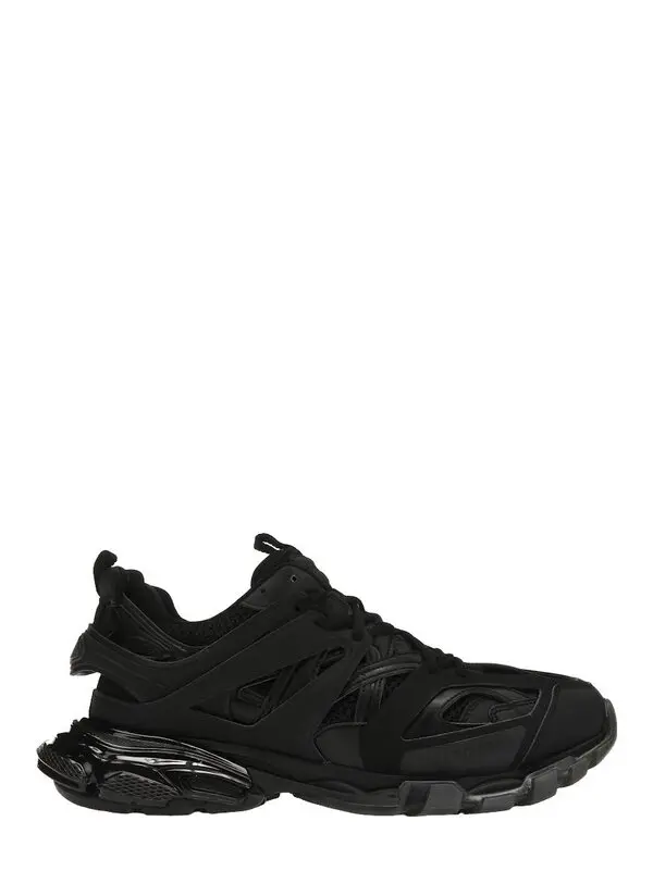 Balenciaga Track Clear Sole Sneakers - Black